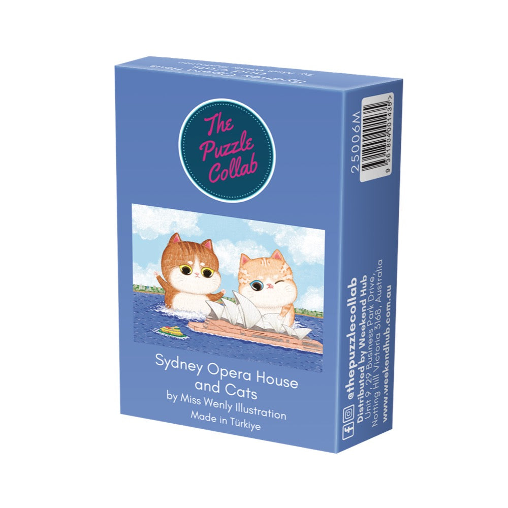 Sydney Opera House and Cats (Micro 99 pcs) – The Puzzle Collab